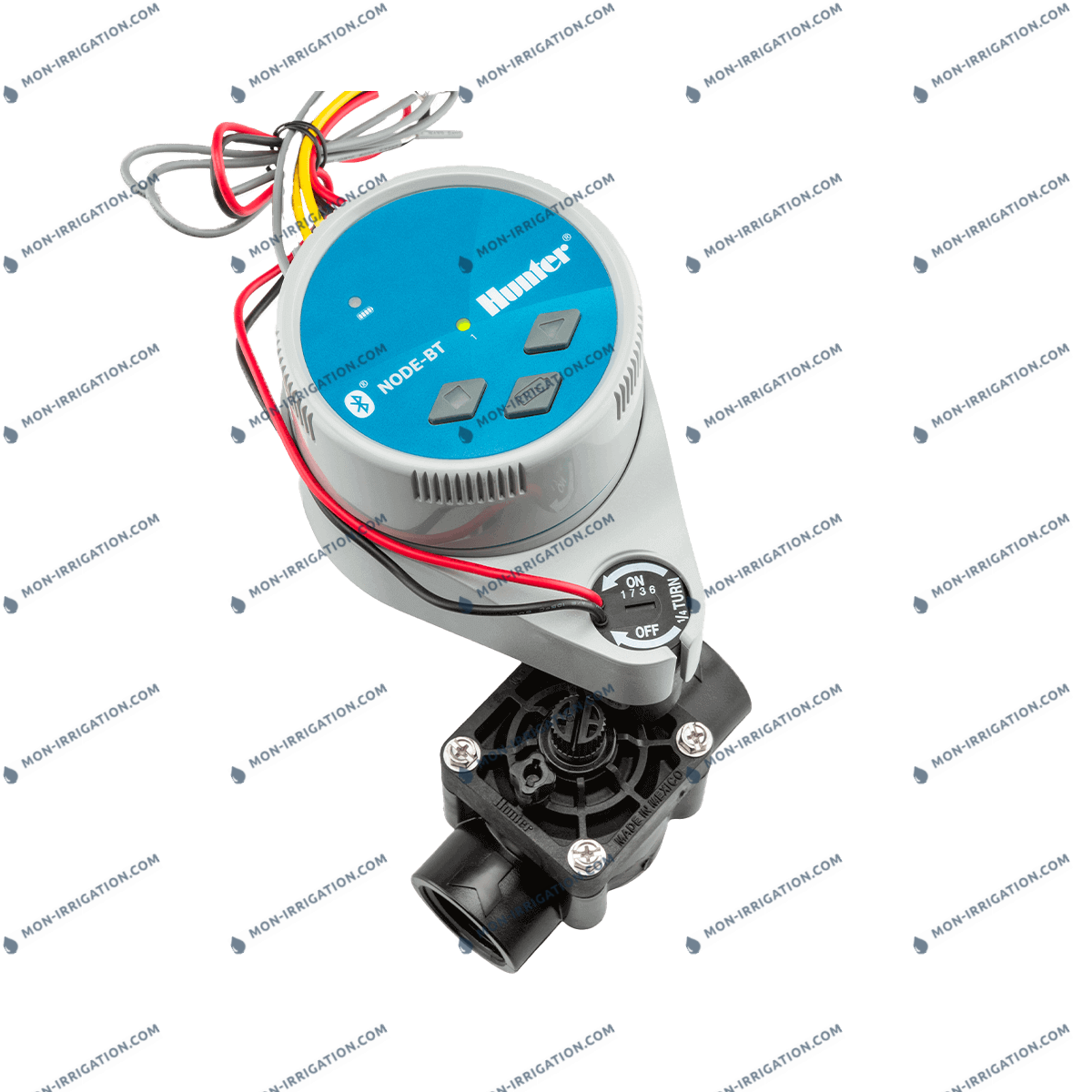 Programmateur à pile NODE BT 1 voie avec solénoïde HUNTER