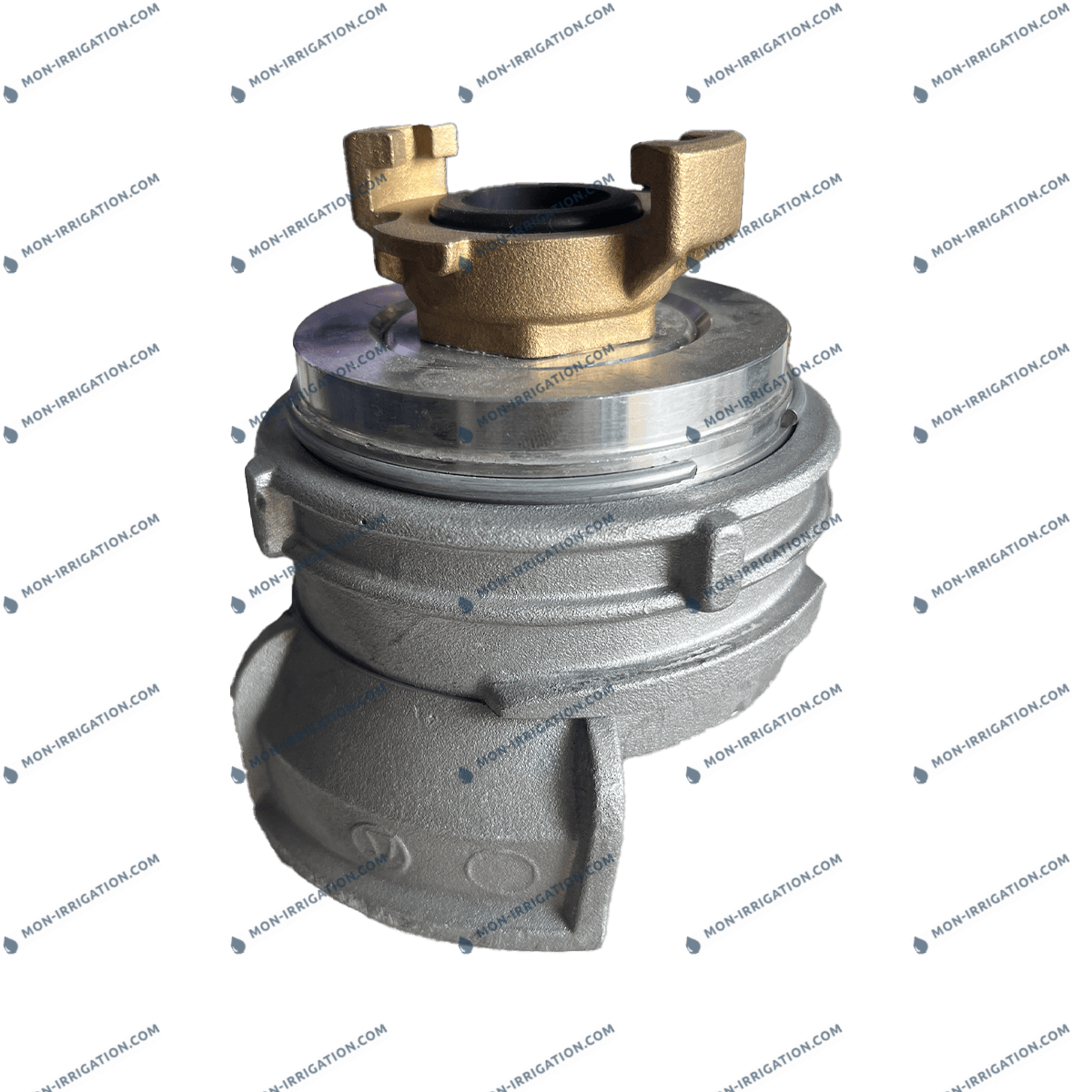 Raccord GUILLEMIN à verrou aluminium avec raccord express laiton